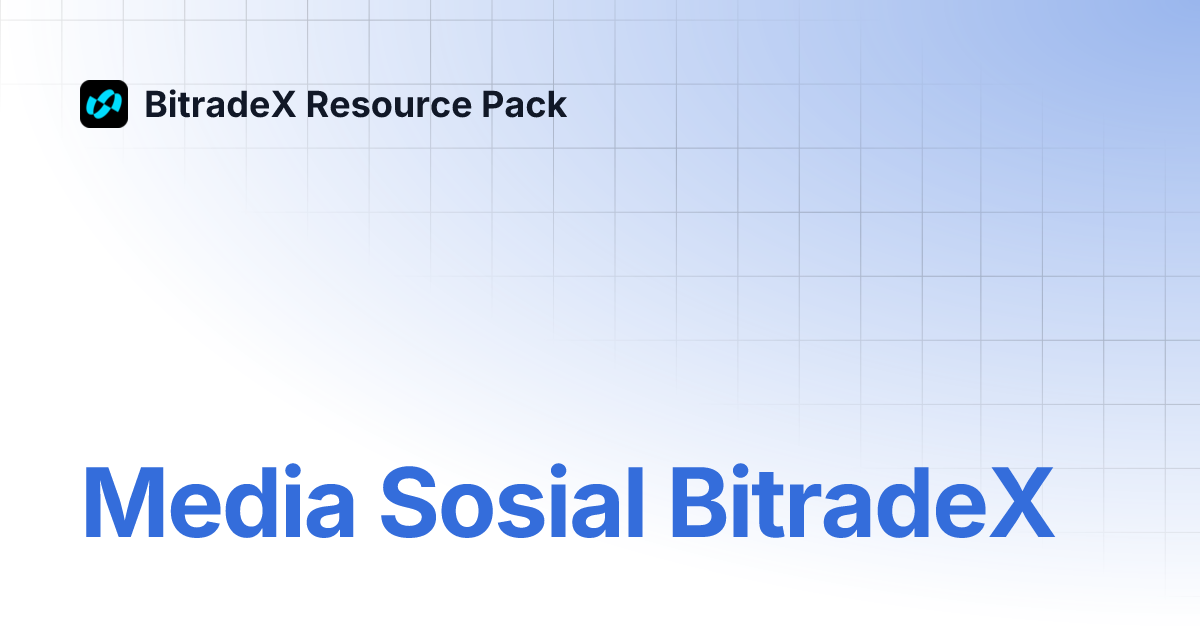 Media Sosial BitradeX | BitradeX Resource Pack